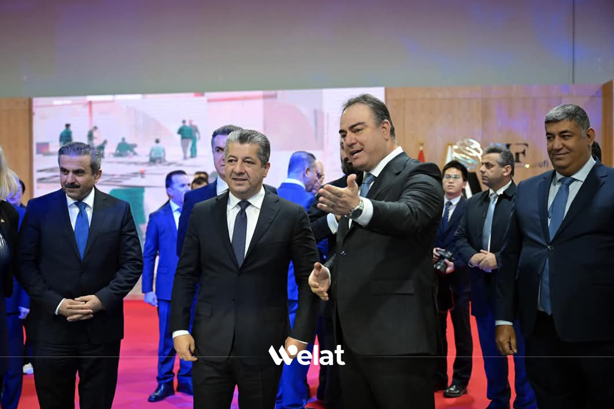 Serokê Hikûmeta Herêma Kurdistanê pêşangeha Navdewletî ya Otombîlan ...